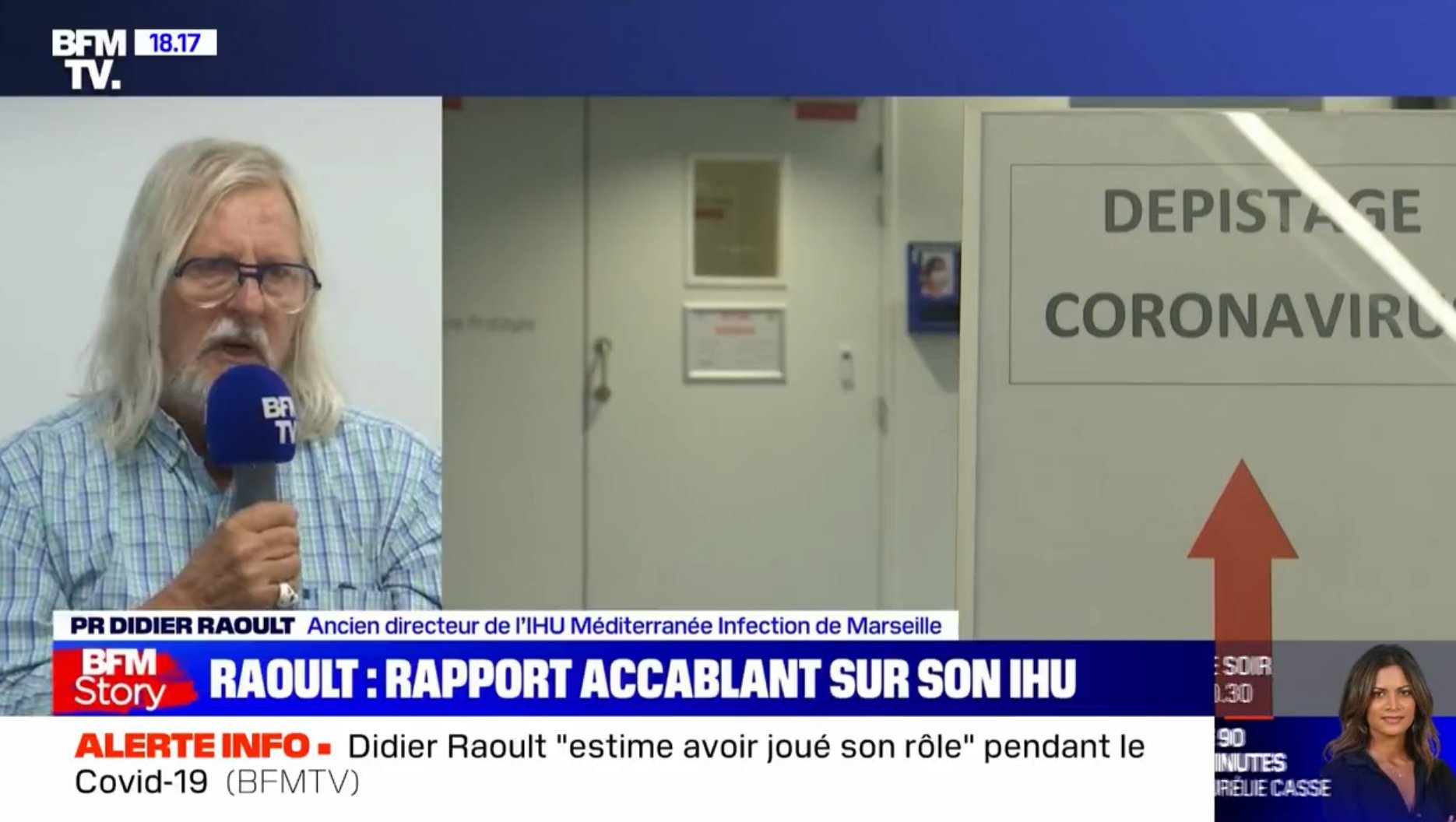 Nicolas Berrod on Twitter: "Didier Raoult reprend à l'instant sur BFM la fake news selon ...