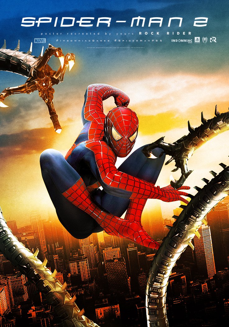 Spiderman 2 Movie Poster 2022