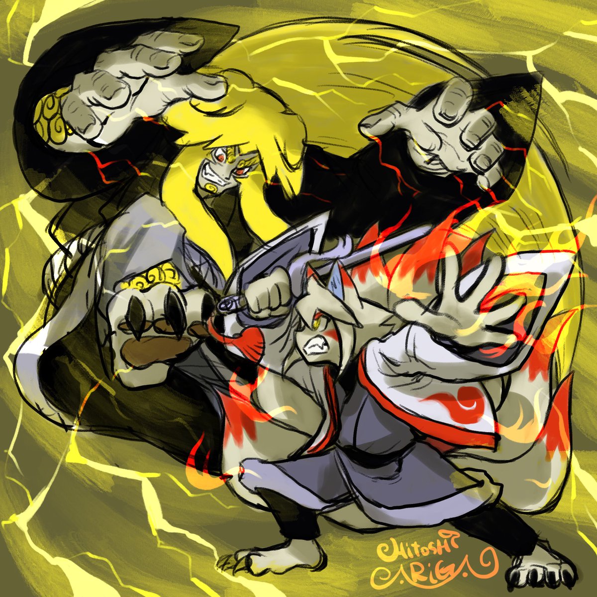 「#potofu ようかいとりものちょう 妖怪お江戸篇(1巻～4巻) 天怪篇(5巻～8巻) https://t.co/2」ありがひとし🌇🦖の漫画