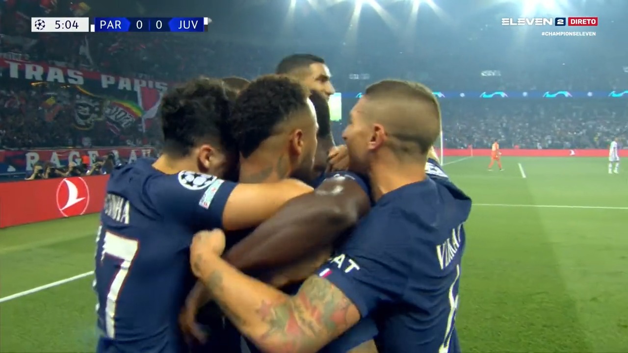 B24 On Twitter Golaço Do Psg Neymar Fez Um Passe Lindo E Mbappé