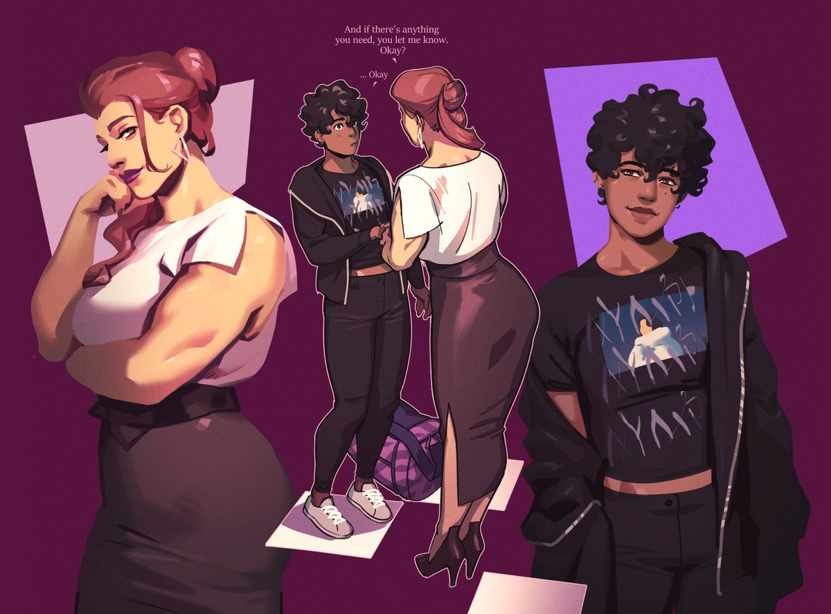 Warm welcome by Maren N. (@rennerei) : r/ImaginaryLesbians