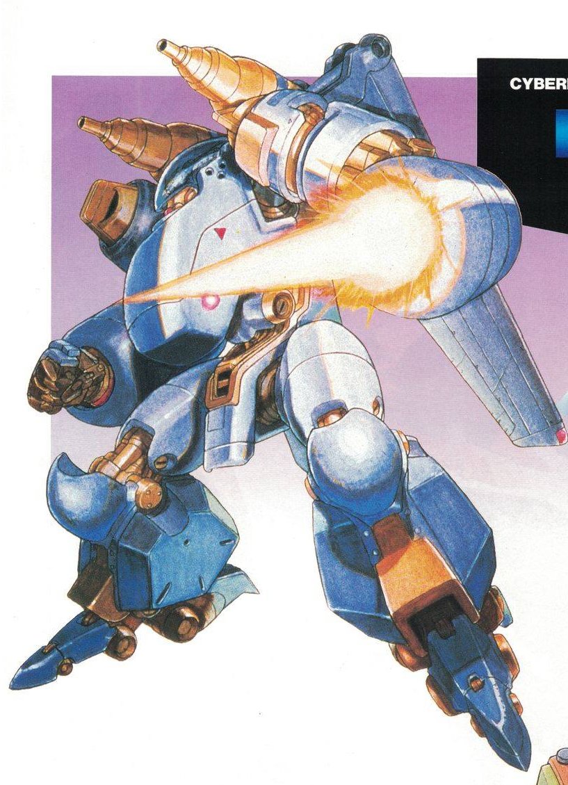 A Mech A Day on Twitter: "Model: UVA-02 HELION Debut: Cyberbots: Fullmetal Madness Year: 1995 ...