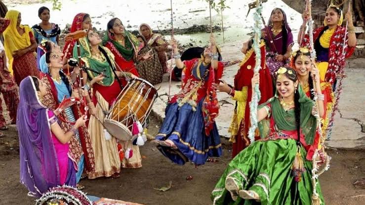 Wishing a very happy Teej festival to all 🙏🙏🙏 Teej is a festival celebrated by women and ...