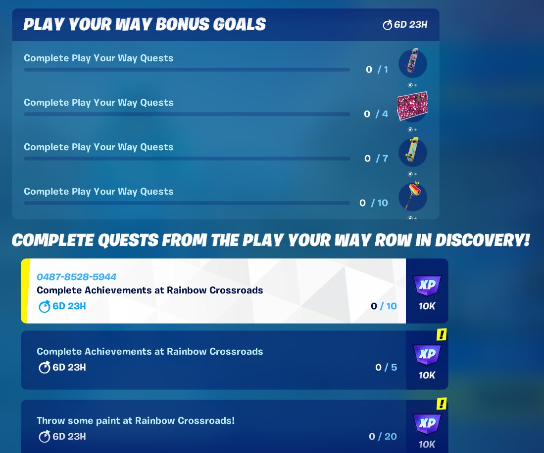 Fnassist News And Leaks On Twitter The Fortnite Play Your Way Creative Quests Are Now Live 9040