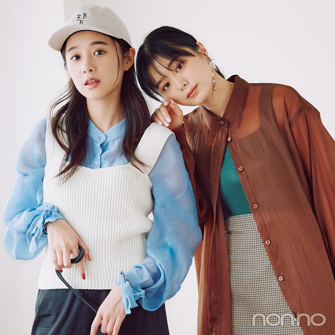 ノンノ／nonno on Twitter: "【秋の頼れるシャツコレクション】 フェミニンにもモードにもアレンジできる！ 透け感＆ほんのり色っぽい“ #シアーシャツ ”🫧 ︎ https ...