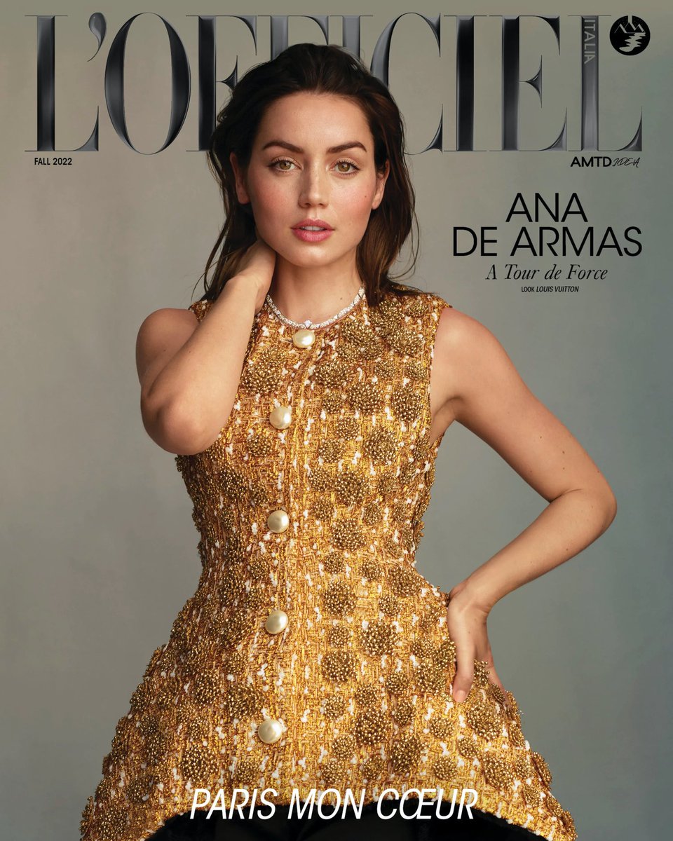Ana de Armas covers the latest issue of L’Officiel Italia Film Updates ...