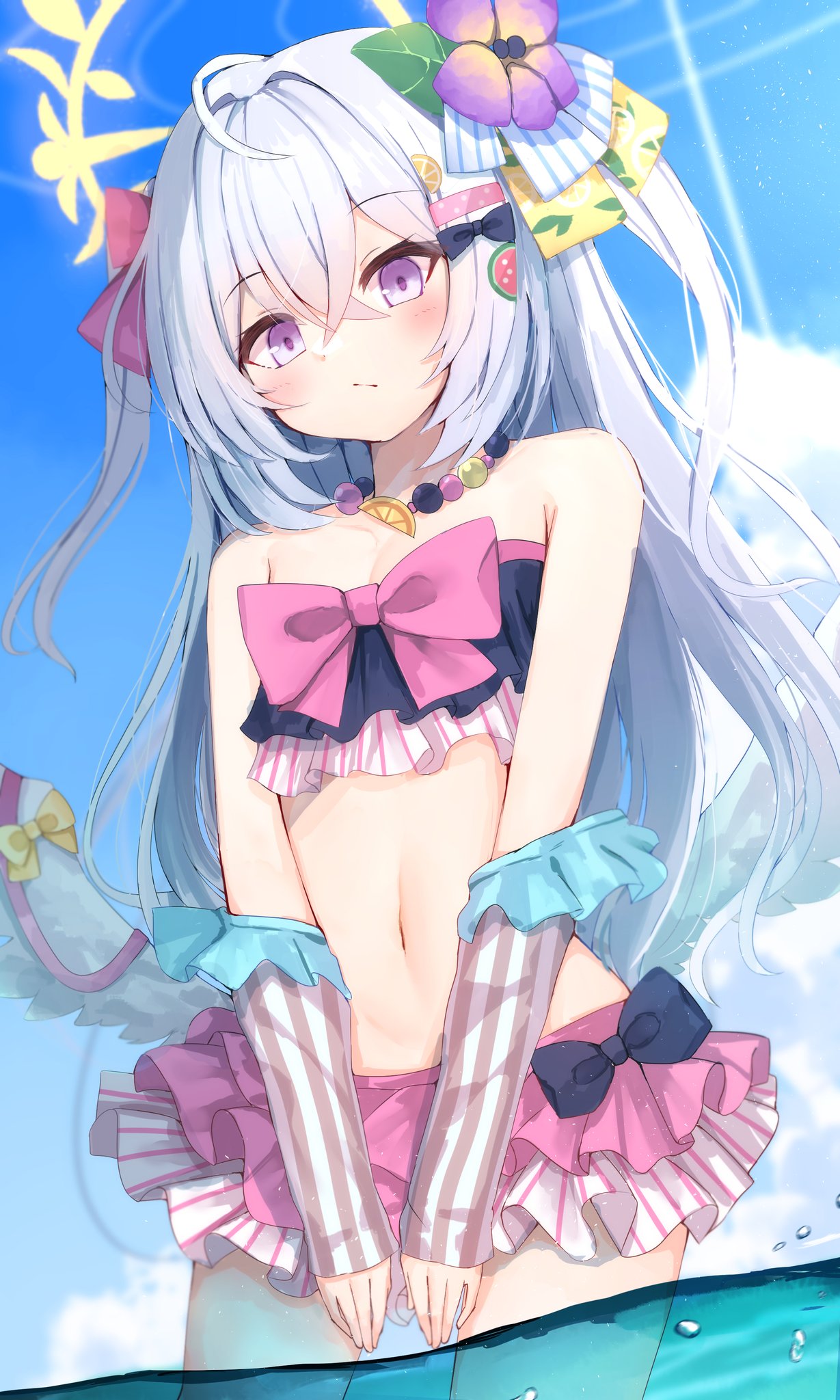 のどあめ@土曜日東エ26a on Twitter: "水着アズサ https://t.co/mfaIpsfSyK" / Twitter