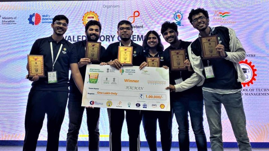 PES University on Twitter: ""HACMAN" wins big at Smart India Hackathon, 2022! CIE is very proud ...