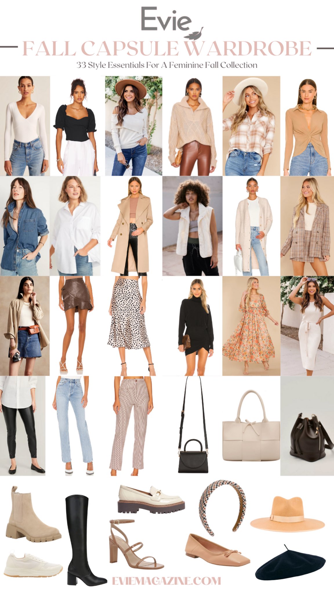 Brittany Martinez on Twitter: "Evie Magazine’s Fall Capsule Wardrobe https://t.co/HKD6Hdp0vT ...