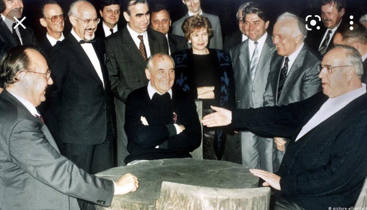 Then-Soviet leader Mikhail Gorbachev's reform policy of glasnost and ...