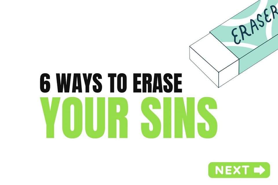 Six ways to remove your sins Beautiful Reminder 📚 - Thread from Cool ...