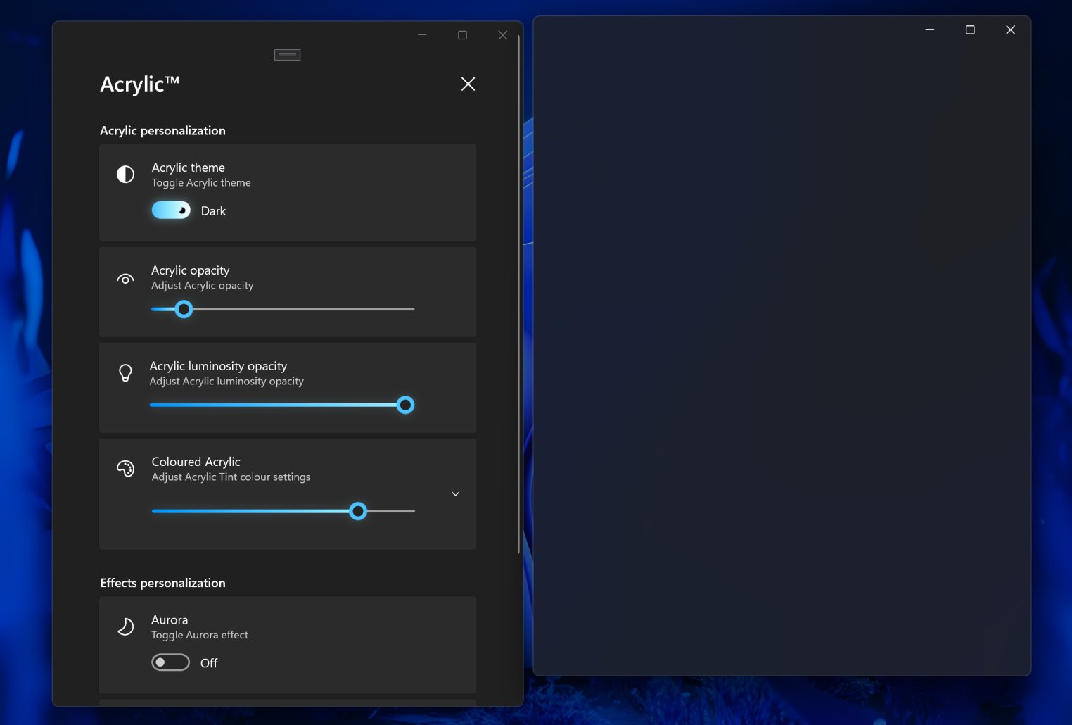 FireCube on Twitter: "Introducing Acrylic™️, An app that displays Acrylic and that's it ...