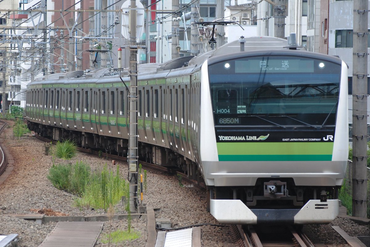 とんかつPhoto📸 on Twitter: "2022/8/29 回6450M TK入場 E231系500番台 ミツA522編成 回6850M TK入場 E233系6000番台 クラH004編成"
