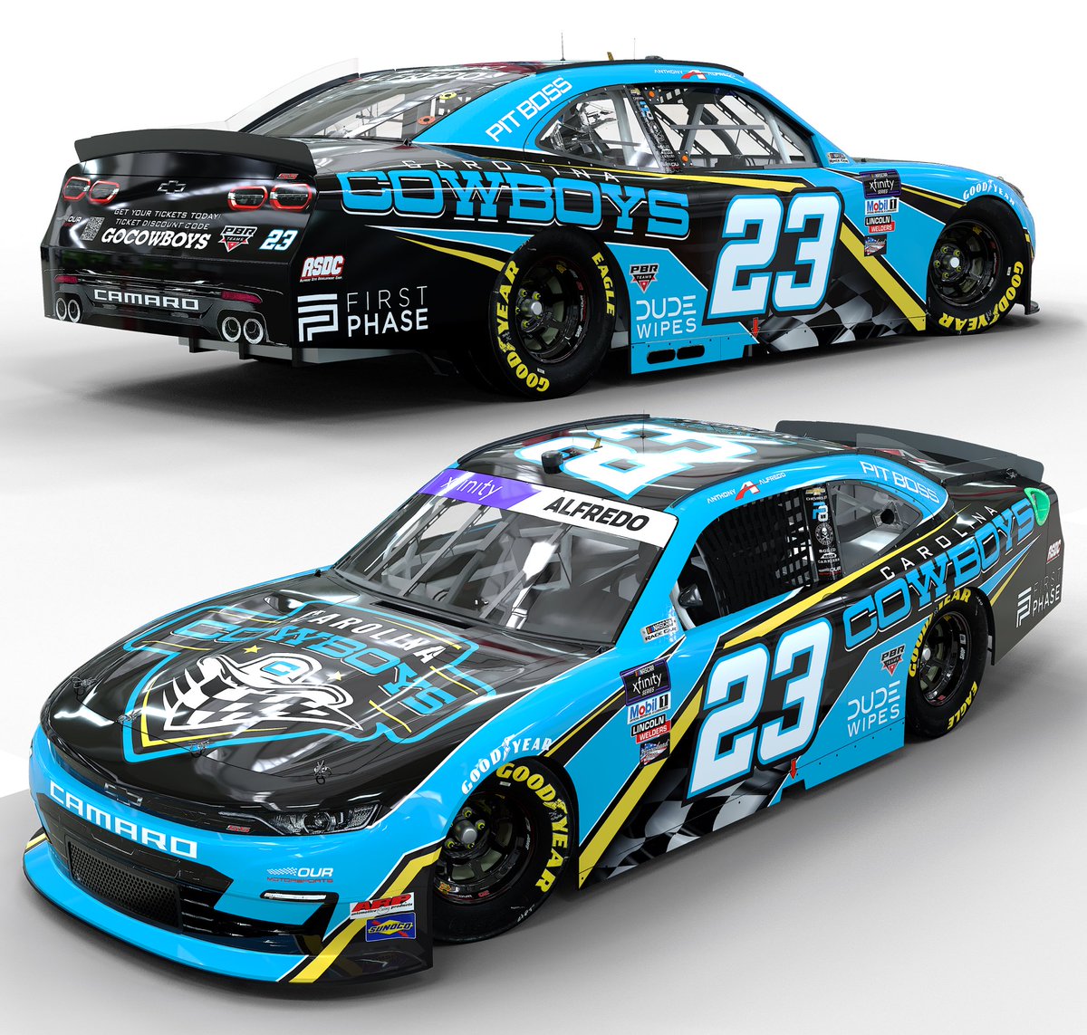 Anthony Alfredo partners with Professional Bull Riding team Carolina ...