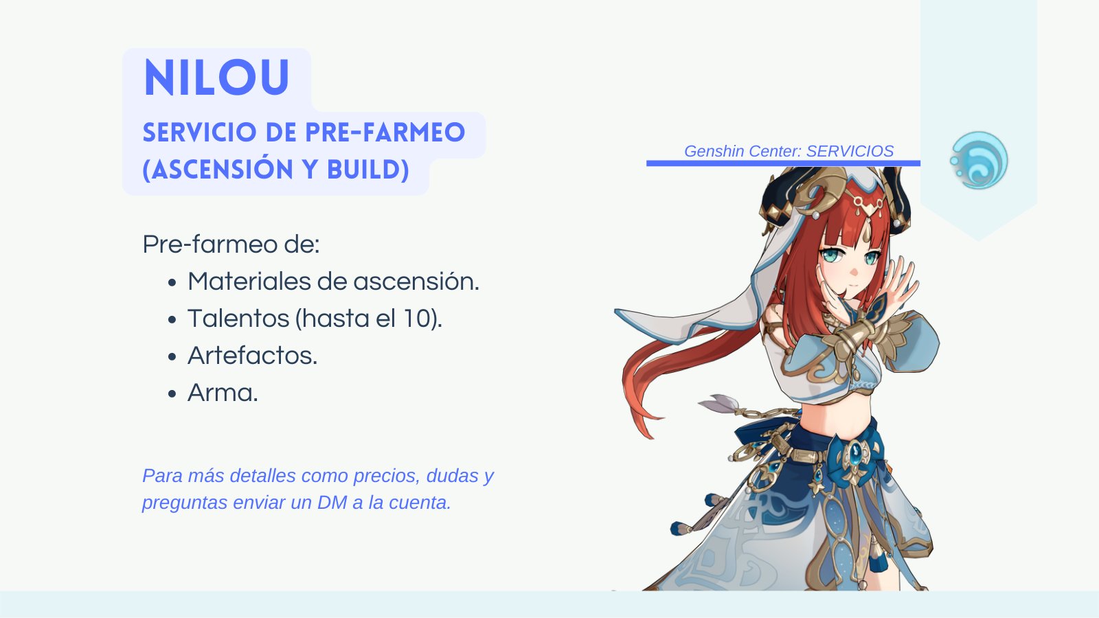 ¡Genshin Center! on Twitter: "2. NILOU. https://t.co/8pjTV6vPXr" / Twitter