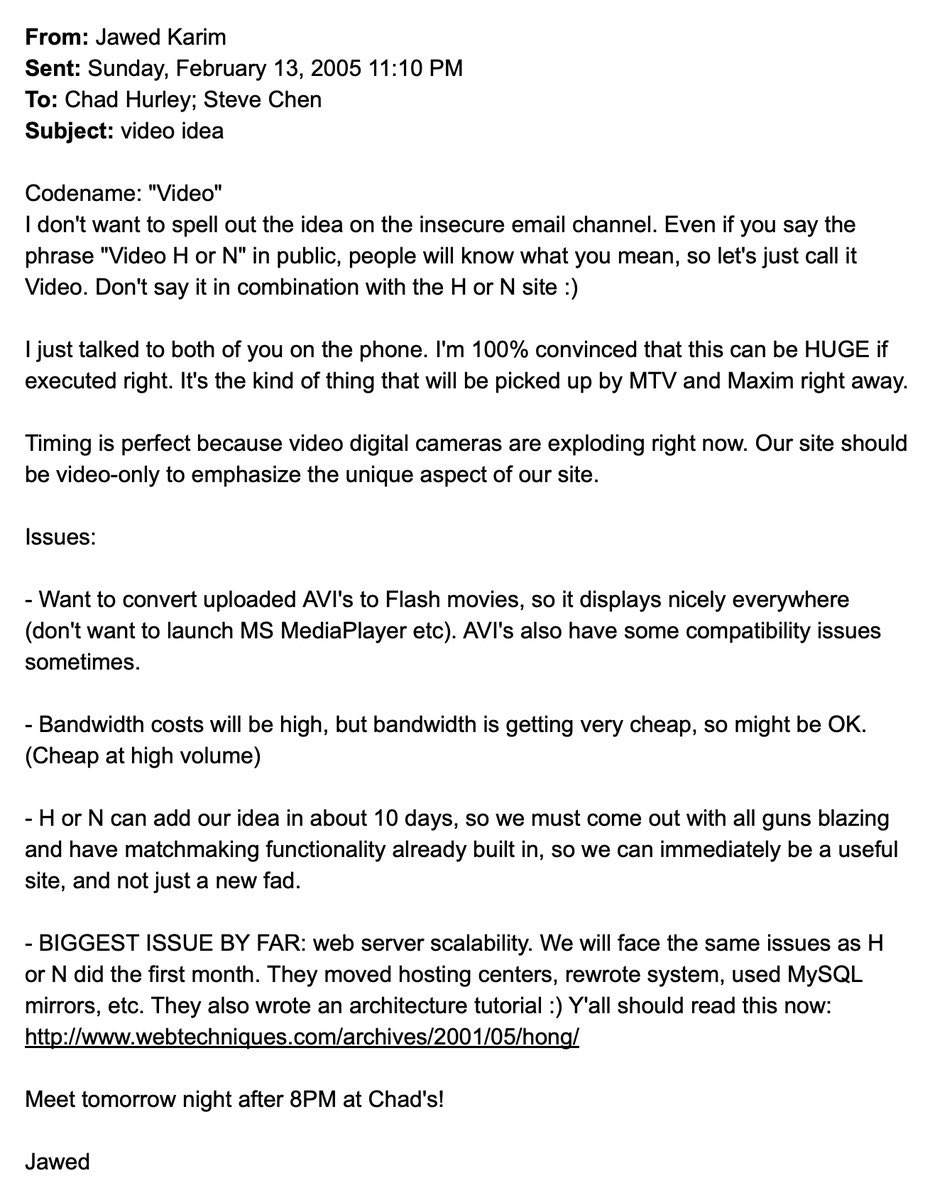 Jon Erlichman on Twitter: "How YouTube got started: https://t.co/16YG5LGPLX" / Twitter