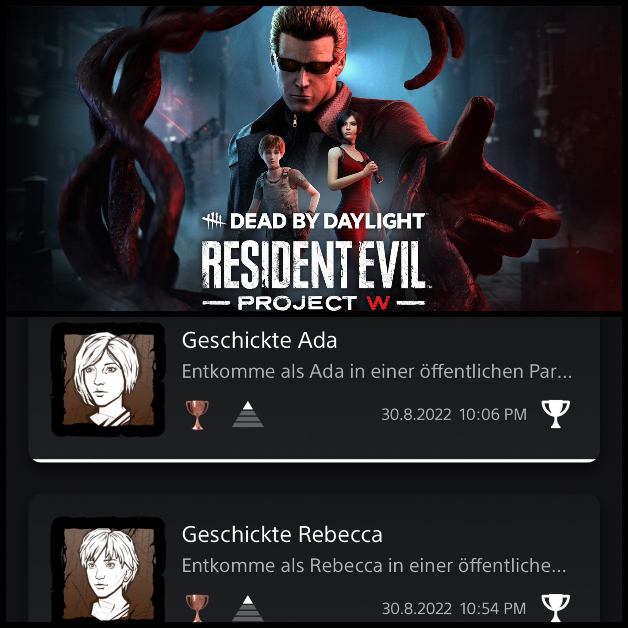 𓄹࣪ SkyeFleaks on Twitter: "Ich hab mir heute das DBD Resident Evil Project W geholt und gleich ...