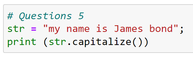 Top 10 Python String questions. Questions looks easy. try to answer all ...