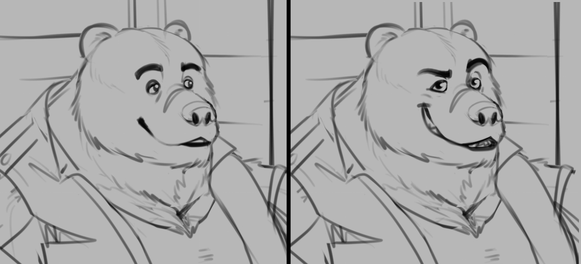 AwareBear on Twitter: "I wanted to try giving him a stronger expression ...