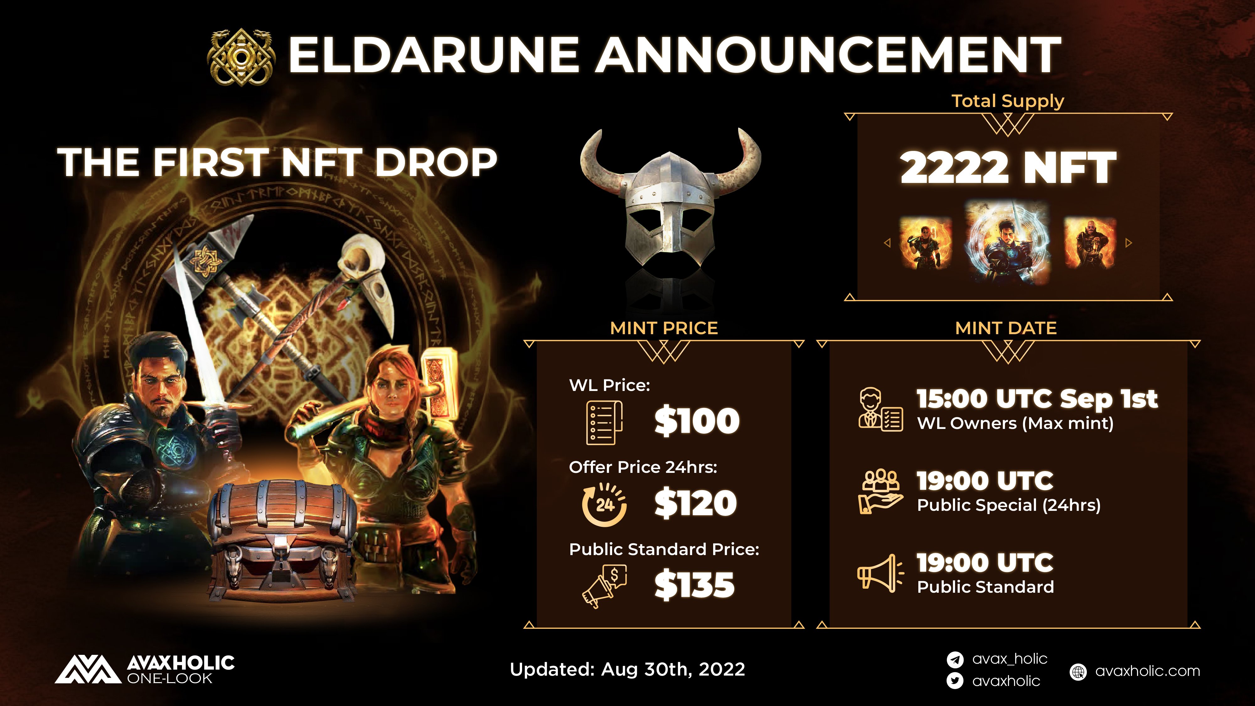 Eldarune ⚔ on Twitter: "🚨 Attention Folks, #NFT Drop Starts Tomorrow 🚨 #nftcollector #P2E # ...