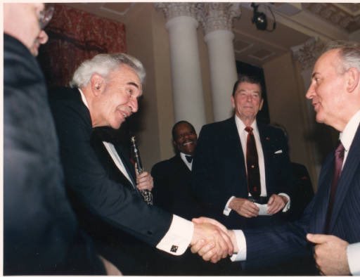 Gorbachev And Reagan Handshake