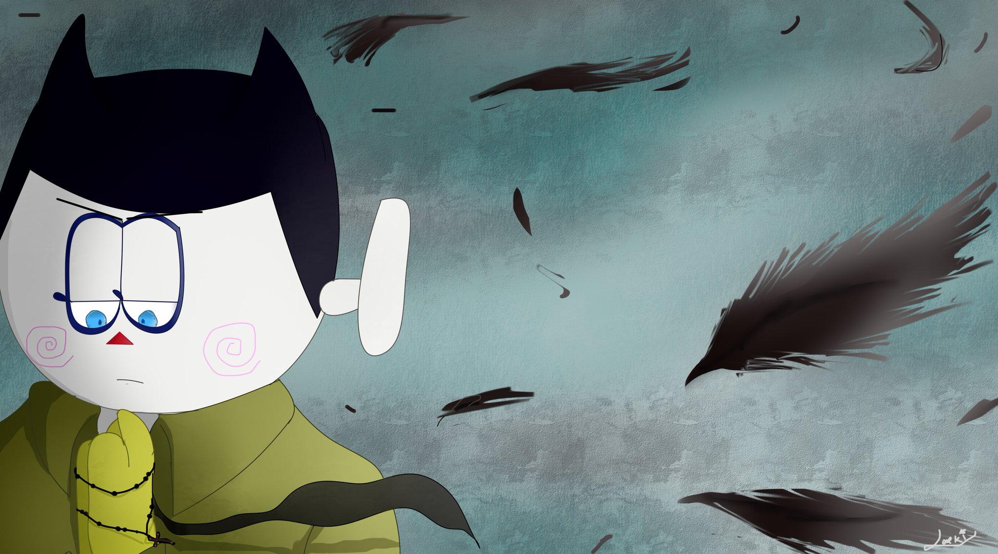 LORKI on Twitter: "pray... #dranwing #osomatsusan #OMUSUBI https://t.co/FtstUxX28d" / Twitter