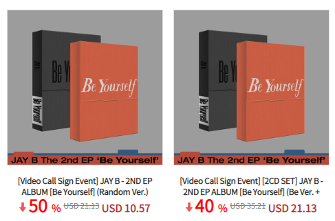 Ktown4u_Thailand on Twitter: "Ktown4u TH X @Jaybdef16_TH 💿JAY B - 2ND EP ALBUM [Be Yourself] 🖤 ...