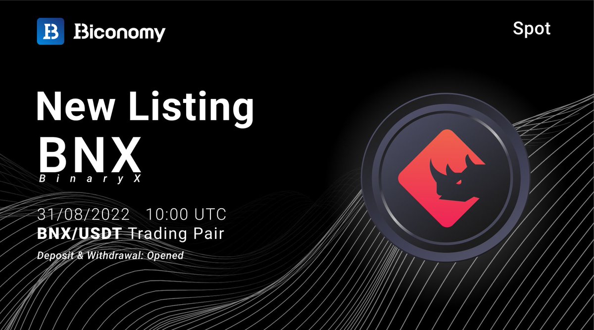 Biconomy Global on Twitter: "New Listing on #BiconomyExchange🚀 🔥We are ...