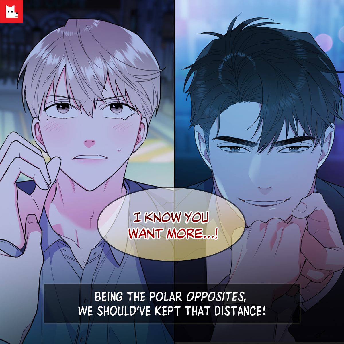 LEZHIN COMICS on Twitter: "💙NEW BL💙I knew from the start that my team leader and I wouldn't get ...