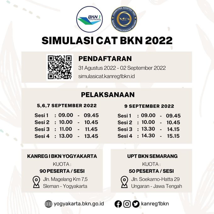 Simulasi CAT BKN PPPK Tahun 2022 Kanreg BKN V Jakarta, Kanreg BKN 1 ... Simulasi CAT BKN PPPK Tahun 2022 Kanreg BKN V Jakarta, Kanreg BKN 1 ...