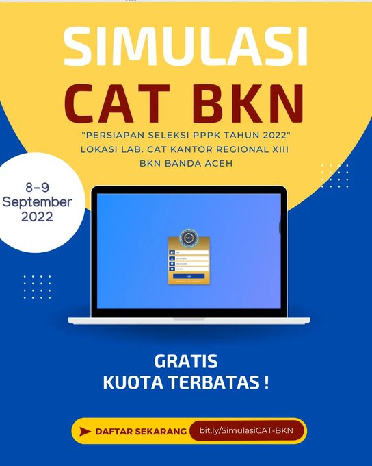 Simulasi CAT BKN PPPK Tahun 2022 Kanreg BKN V Jakarta, Kanreg BKN 1 ... Simulasi CAT BKN PPPK Tahun 2022 Kanreg BKN V Jakarta, Kanreg BKN 1 ...