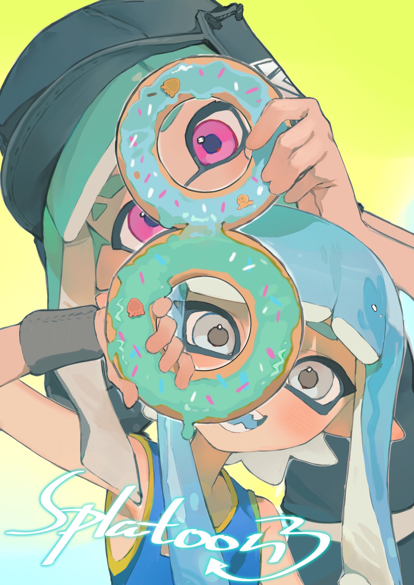 Frozen Puppy on Twitter: "#Splatoon3 #スプラトゥーン3 splatoon3发售倒计时：8天 和好朋友一起享受甜甜圈如何呢！ https://t.co ...