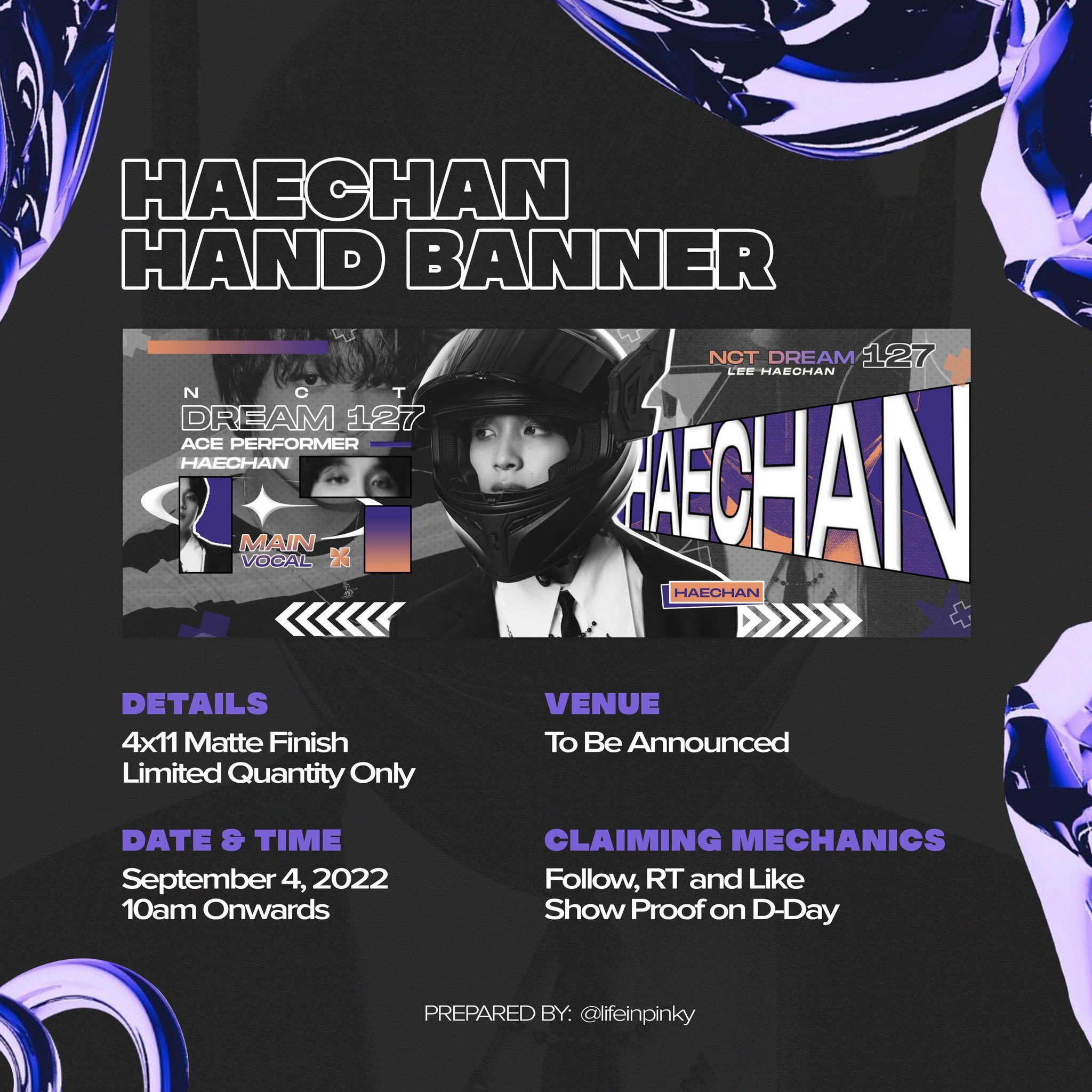 juls. on Twitter: "Haechan Ace Performer Banner Fan Support hellaur besties i will be giving ...