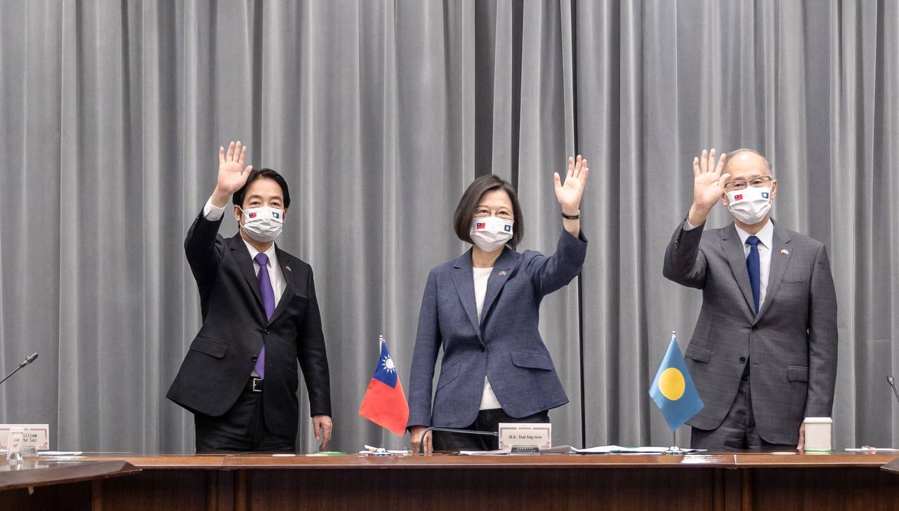 蔡英文 Tsai Ing-wen on Twitter: "Pleased to mark substantive progress in the #Taiwan-#Palau ...