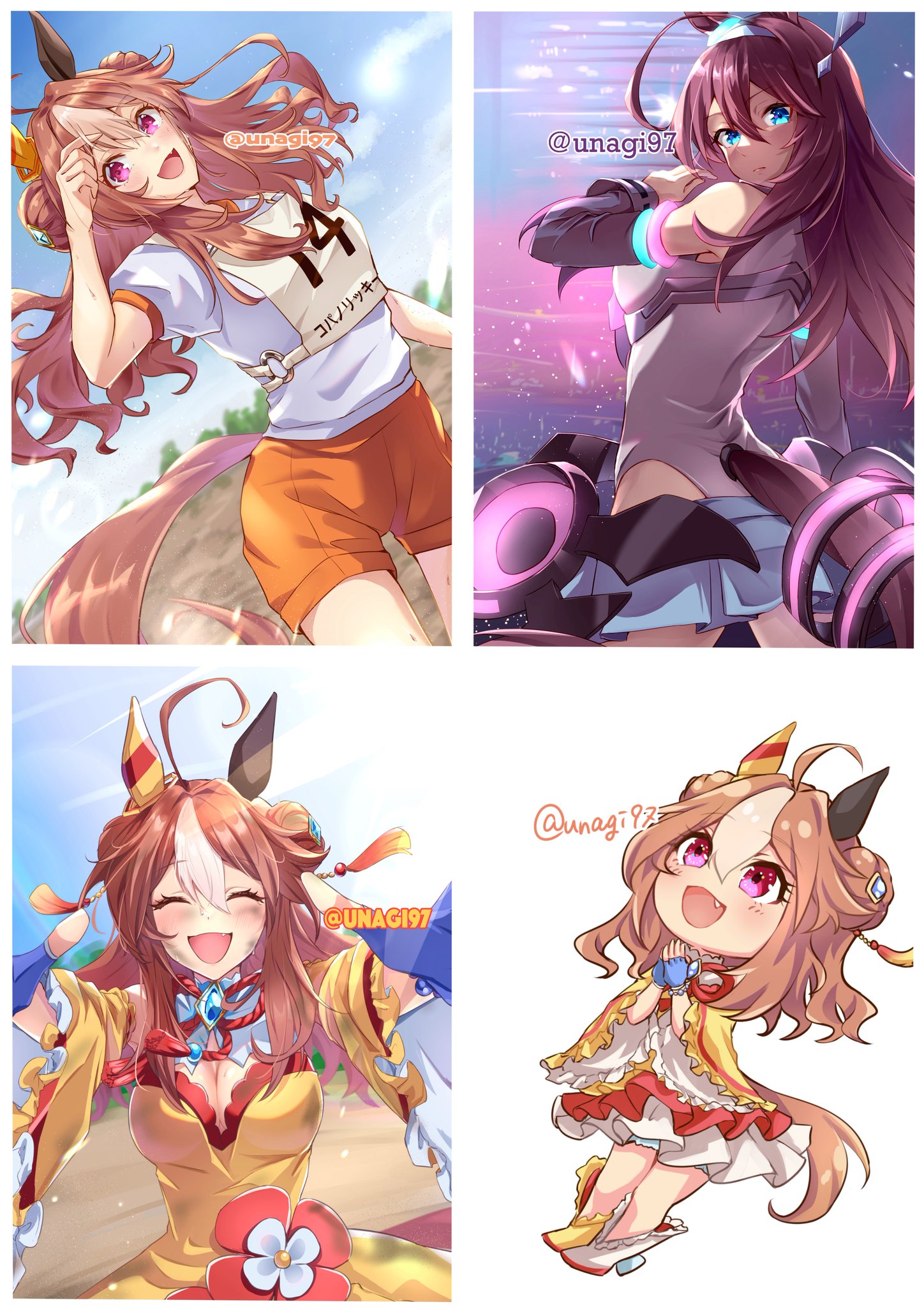 うなぎC101(金)西1-へ11b寄稿 on Twitter: "8月のウマ絵まとめ。ほぼリッキー！ #今月描いた絵を晒そう ＃ウマ娘 https://t.co/vQIwF7CGPL ...