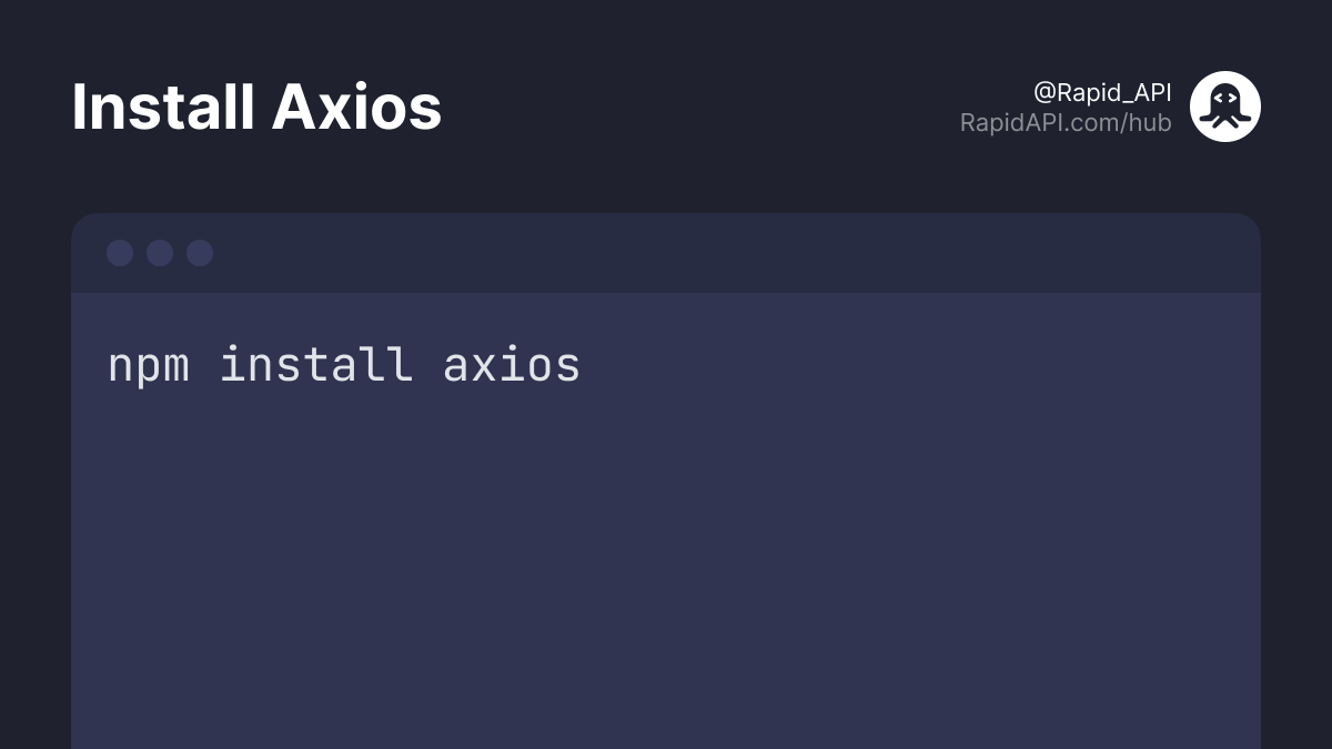 Make API calls using Axios. Thread 🧵 - Thread from Rapid @Rapid_API ...