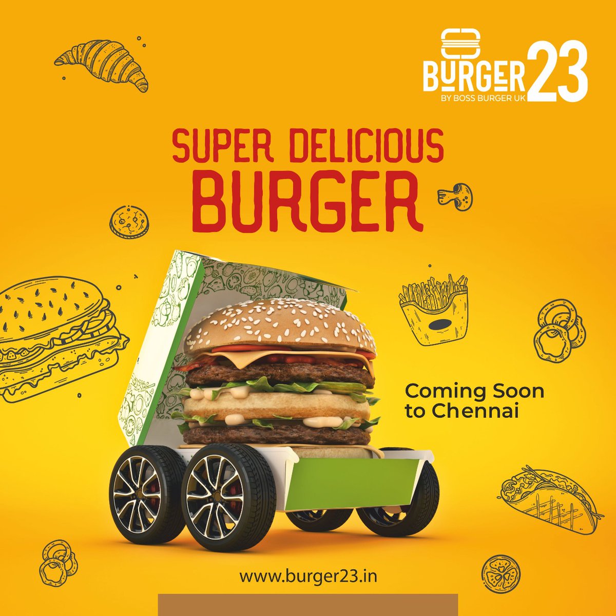 Burger 23 On Twitter We Are Coming Soon To Chennai From Uk 🙂 Burgers