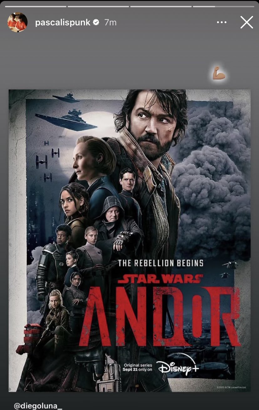 Pedro Pascal Daily on Twitter: "pedro pascal via instagram stories 🫶🏼 #Andor https://t.co ...