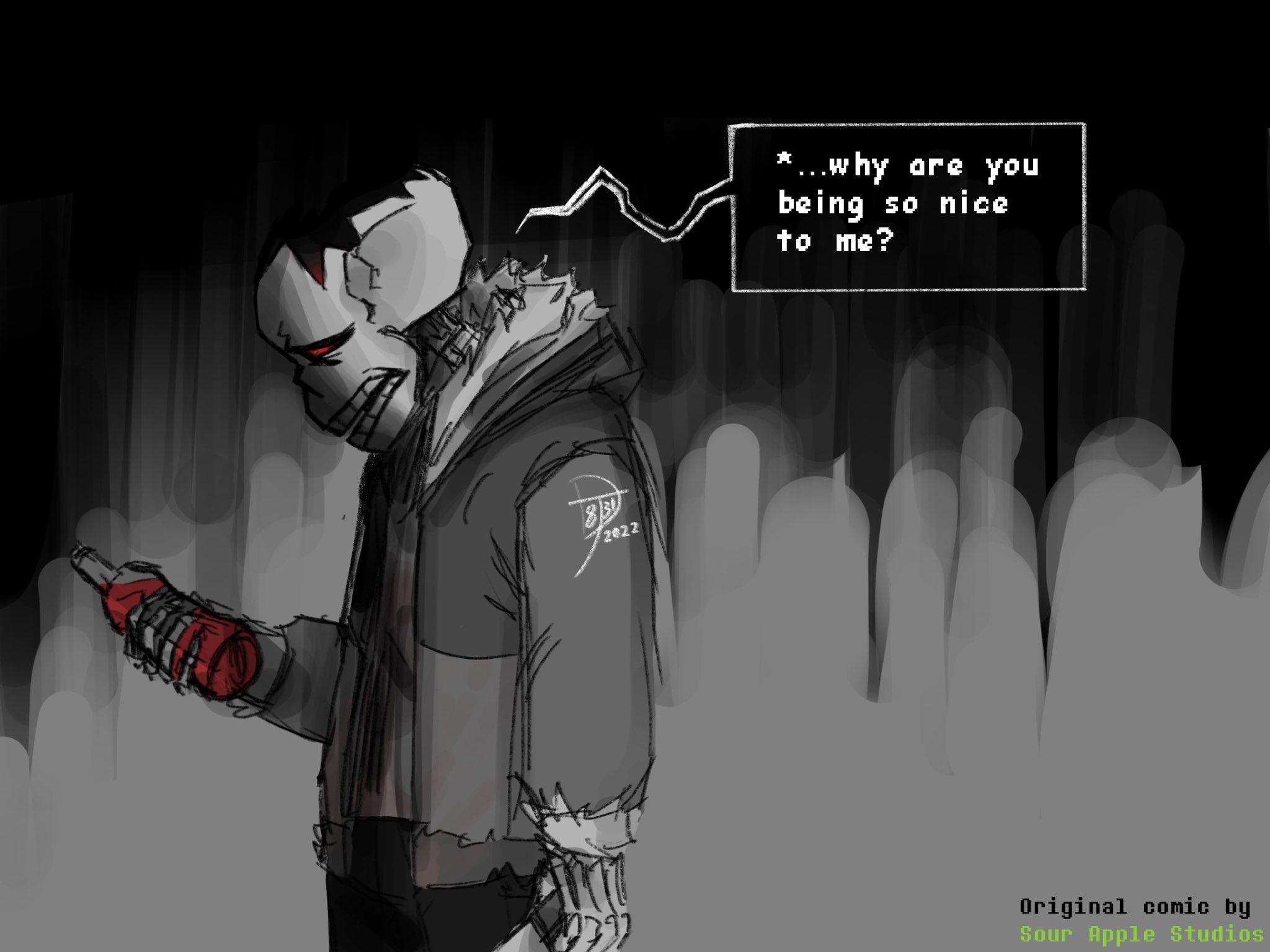 Horrortale Comic Horrortale Comic 34: Welcome To Grillby's By