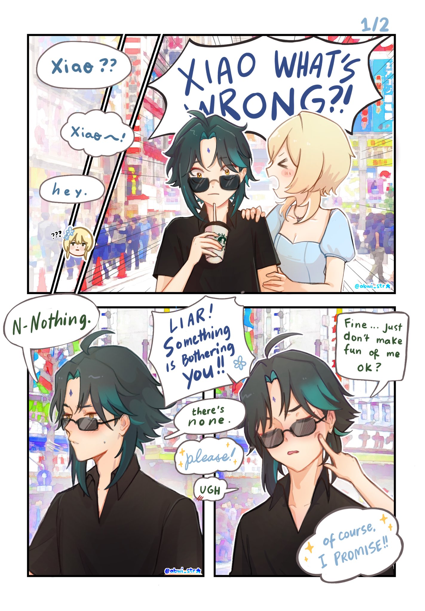 Xiaolumi Comics No Regrets A Genshin Impact Xiaolumi Comic Dub