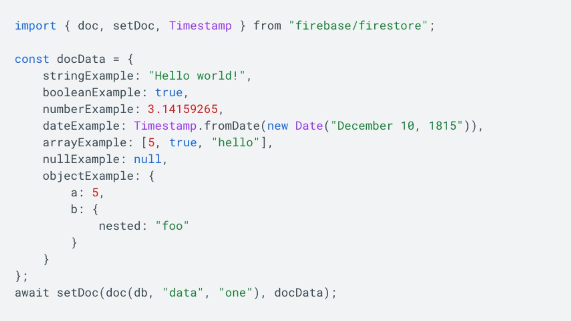 Firebase on Twitter: "Easily add data to Cloud Firestore. ️ Add a new document to a collection ️ ...