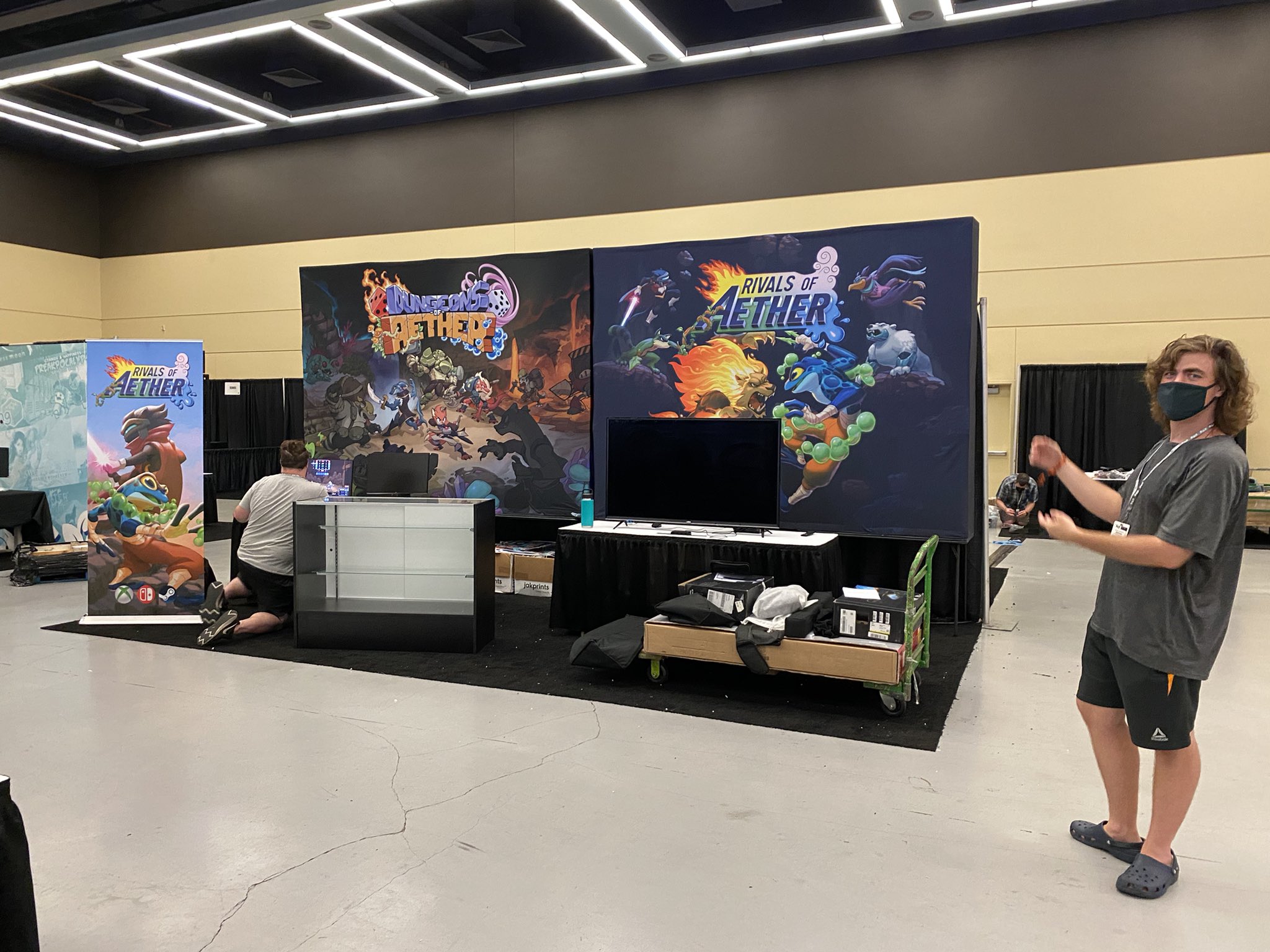 Aether Studios on Twitter: "Wednesday Workday. Setting up for PAX West this weekend. https://t ...