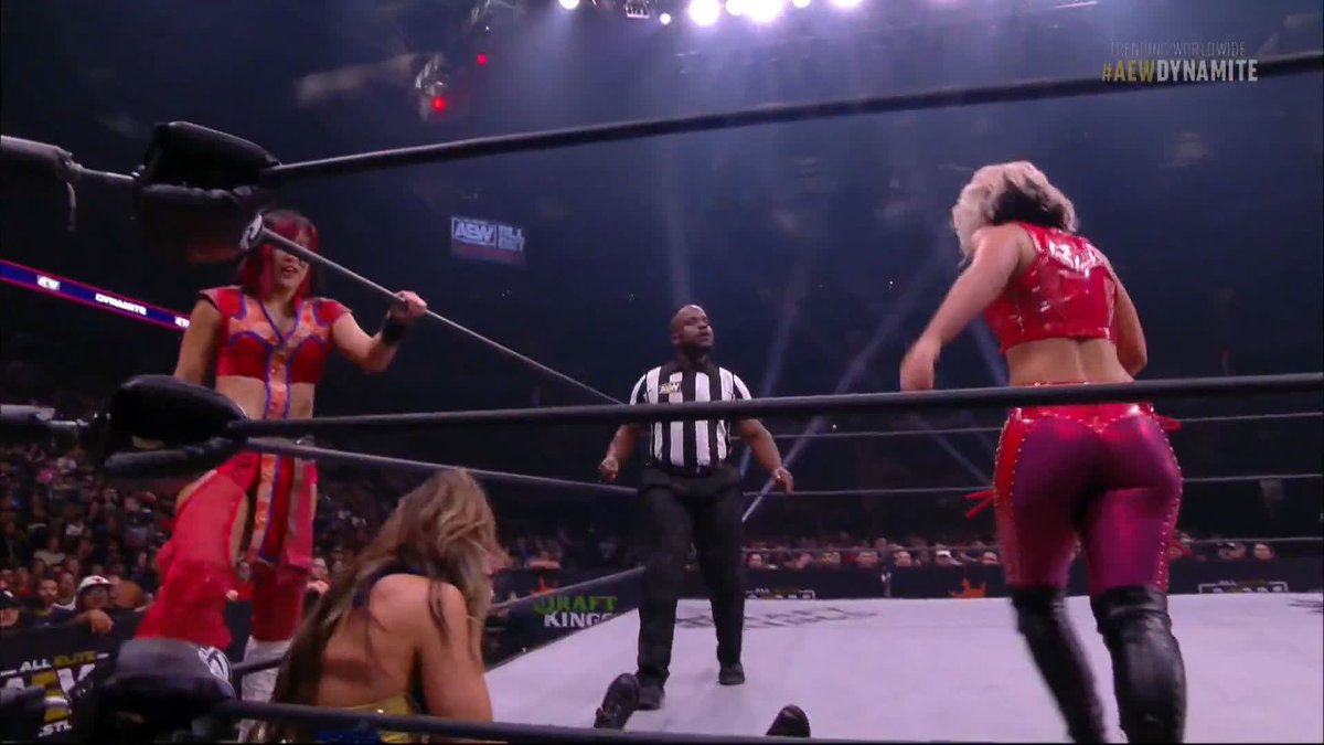 All Elite Wrestling on Twitter: "Britt Baker and Jamie Hayter vs. Toni Storm and Hikaru Shida ...