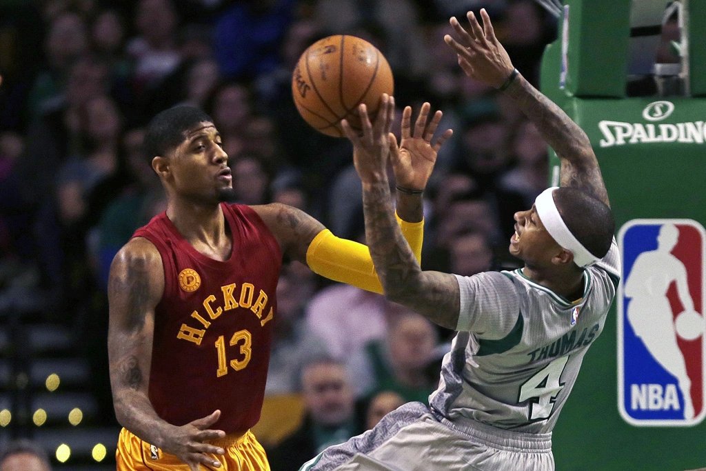 NBA Memes on Twitter: "6'9 Paul George wears the same shoe size as 5'9 Isaiah Thomas 😳 https://t ...