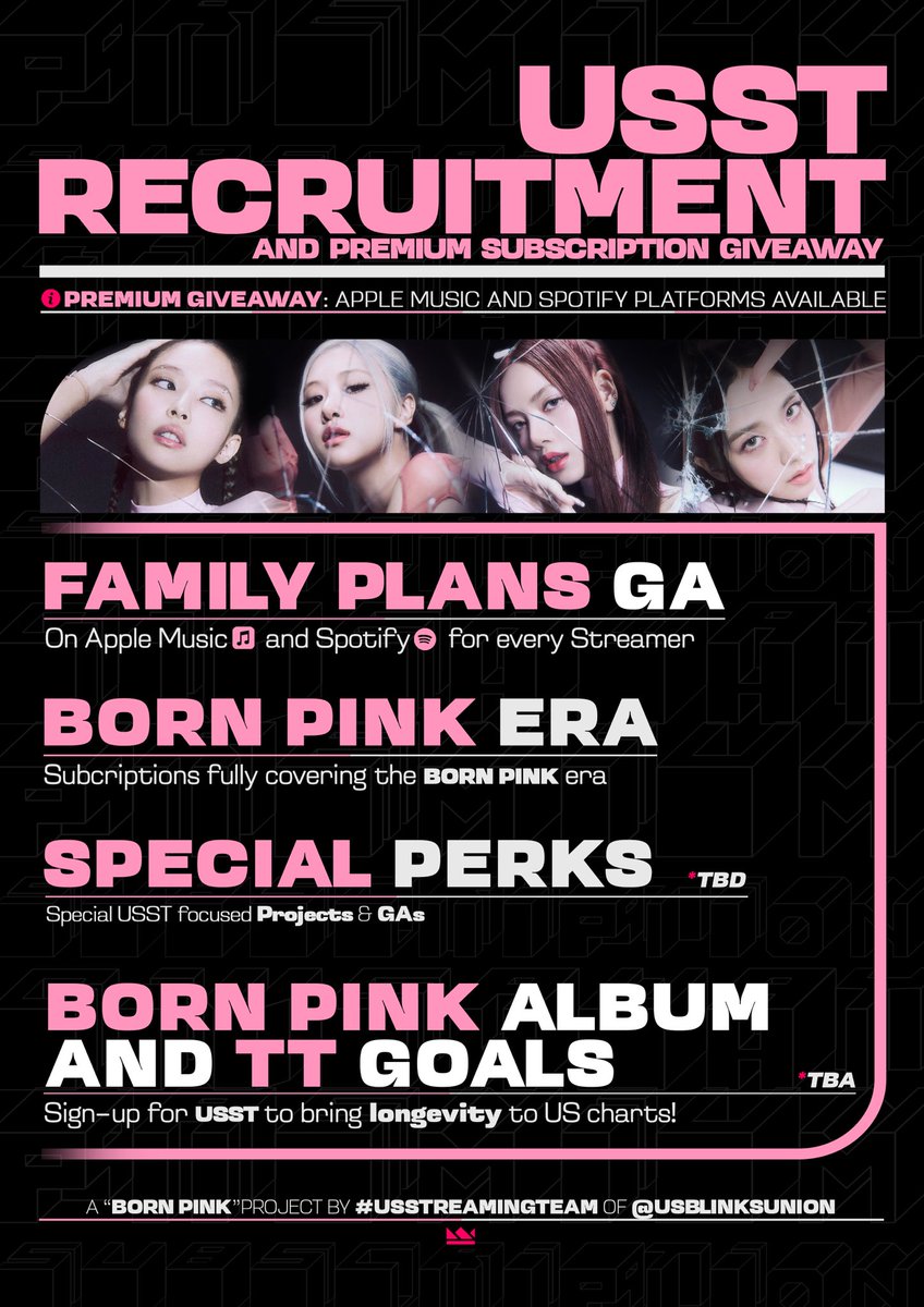 BLΛCKPIИK GLOBAL on Twitter: "RT @UsBlinksUnion: WE NEED MORE USA STREAMERS! ️‍🔥 Please join our ...