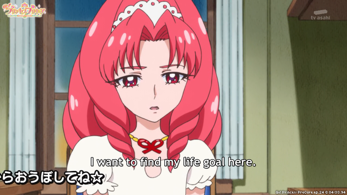 PreCure screenshots on Twitter: "Go! Princess PreCure ep.24 @ 04:33.94 "I want to find my life ...