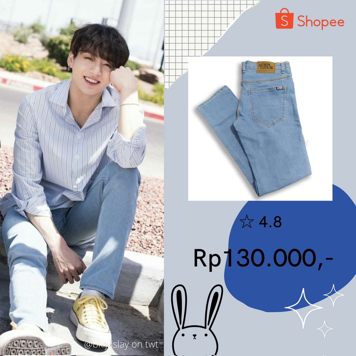 Rekomendasi Hitz on Twitter: "RT @bkljdslay: 🐰RACUN OUTFIT JUNGKOOK 4🐰 spesial hari ultah jk ...