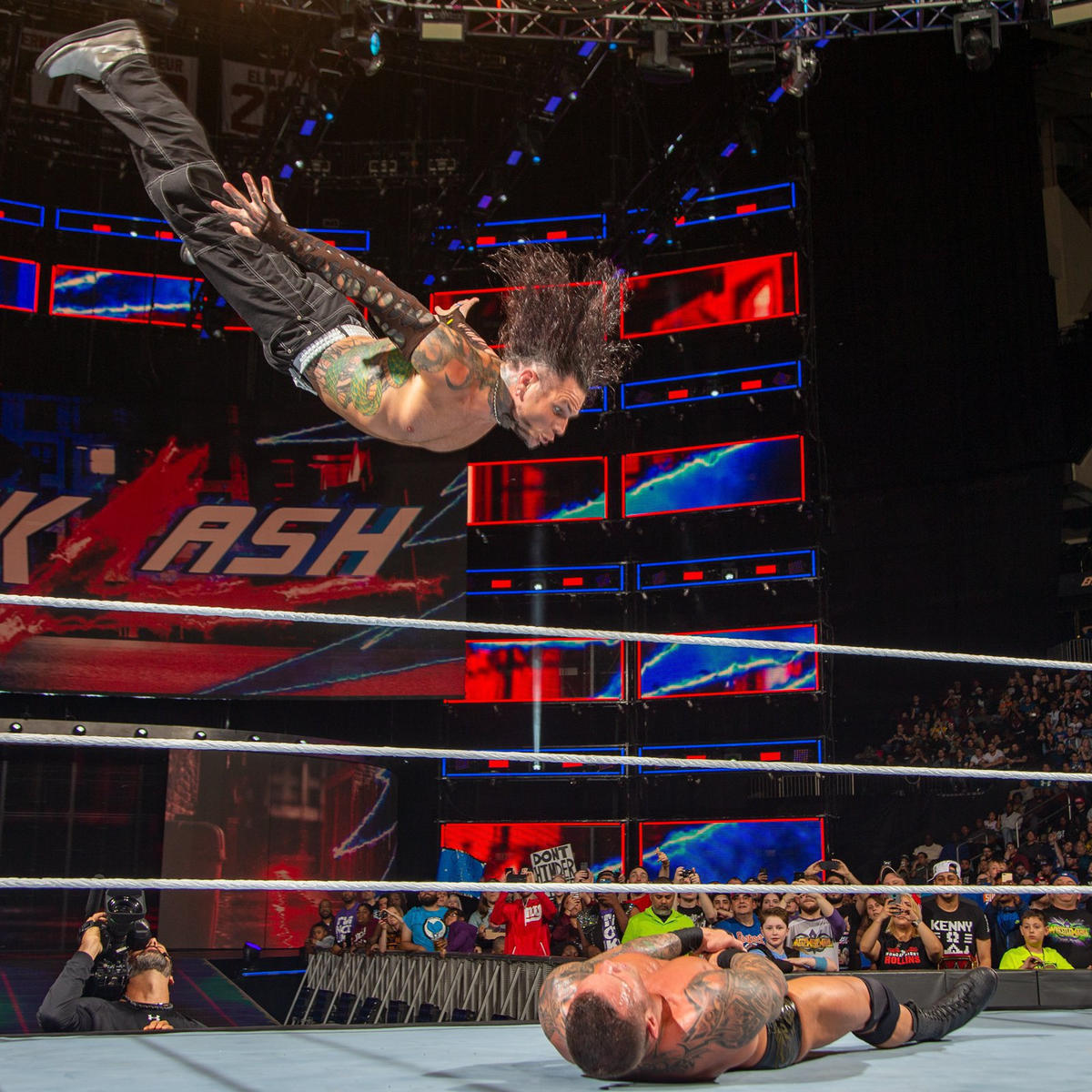 Jeff Hardy Swanton Bomb Off Cage