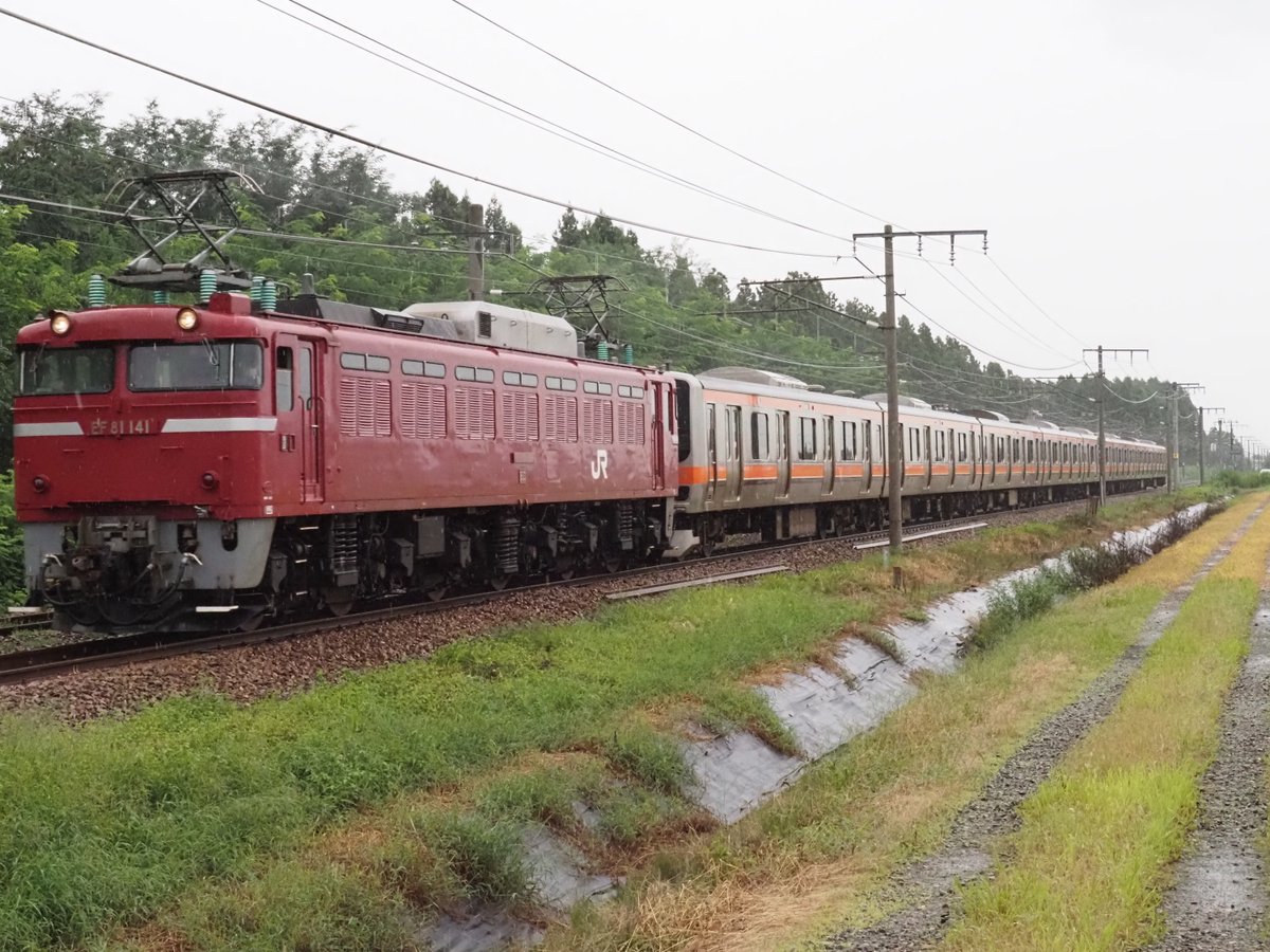 快速 on Twitter: "RT @kobayac77m_007: 9月1日(木)、上り配給列車。E231系 MU42編成（8両）が秋田総合車両センターを出場、土崎から新習志野へ ...