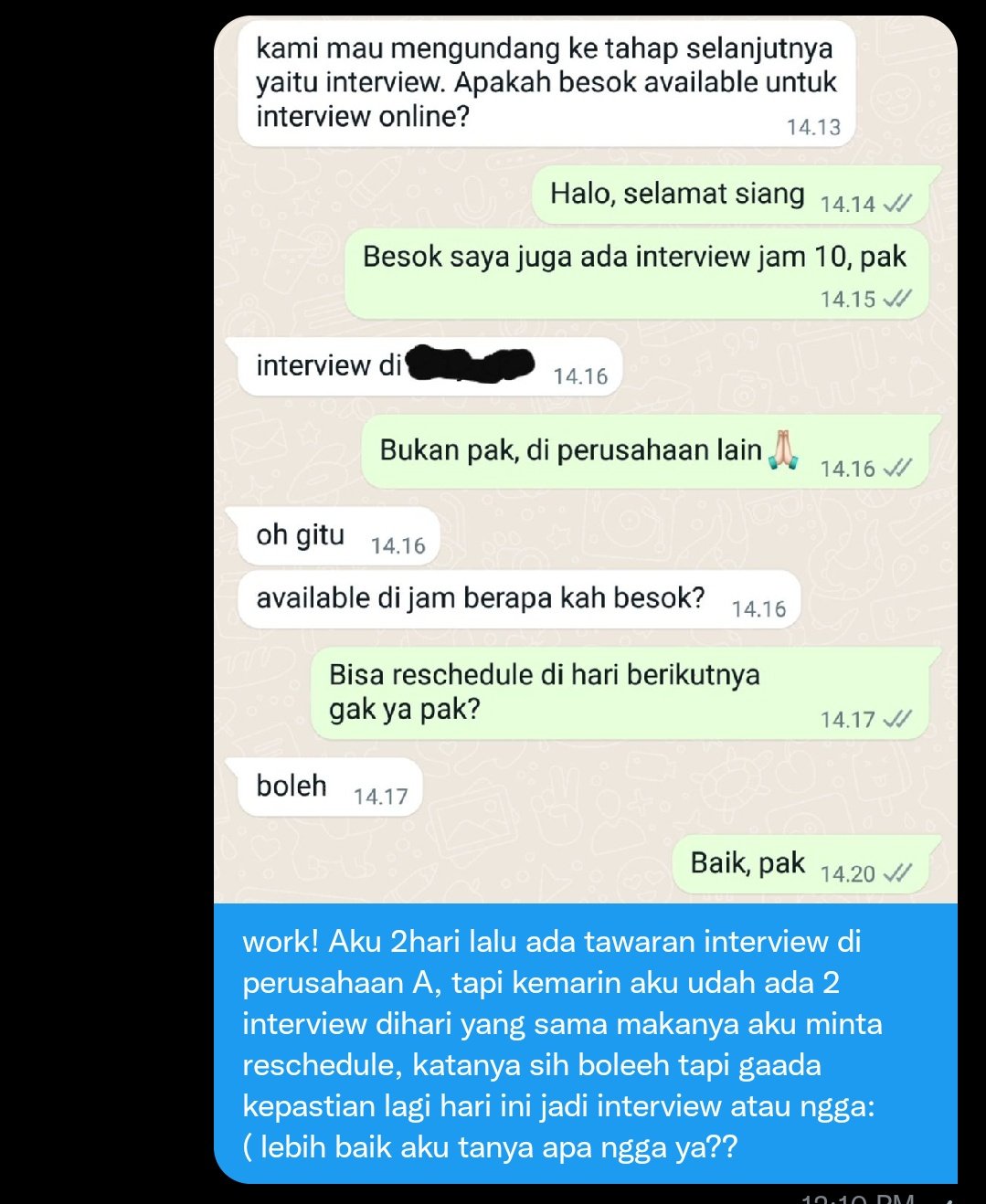 BACA RULES DI (bit.ly/worksfess) on Twitter: "Work! Aku haru gimana yah? Boleh solusinya dong ...